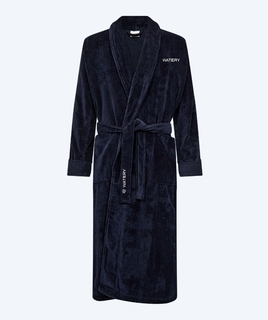 Watery bathrobe for men - Mariana - Navy blue · Watery B2B